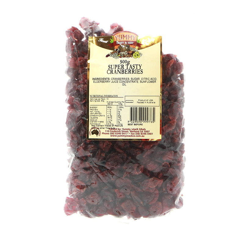 Cranberries 500g | Biviano & Sons