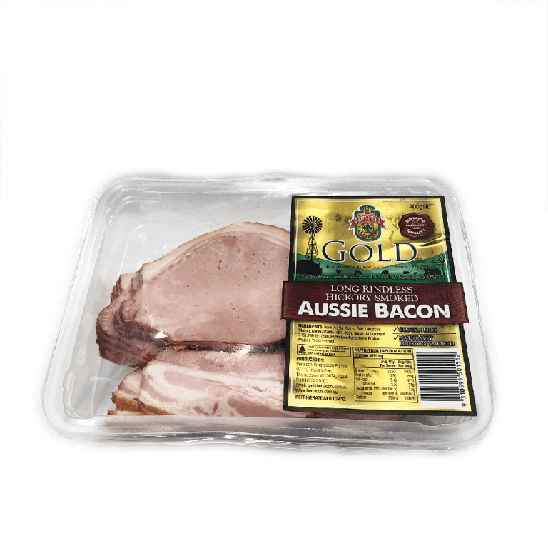 Bertocchi Gold Long Rindless Bacon 400g - Biviano & Sons