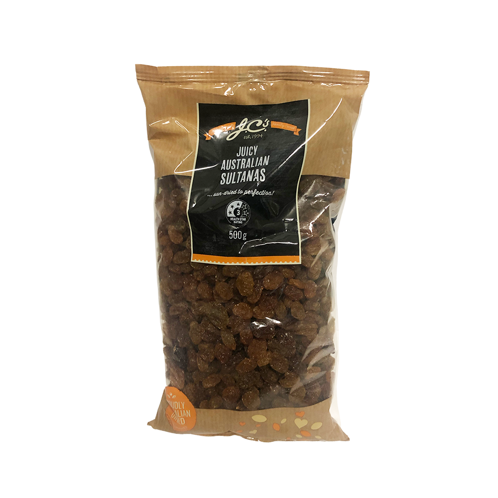 Juicy Australian Sultanas 500g | Biviano & Sons