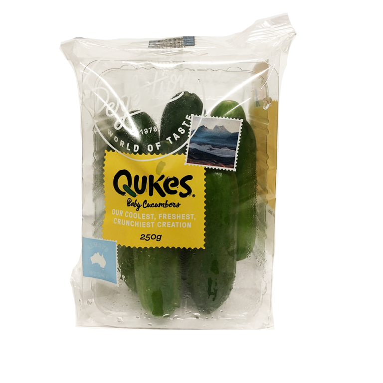 Qukes Baby Cucumbers 250g - Biviano & Sons