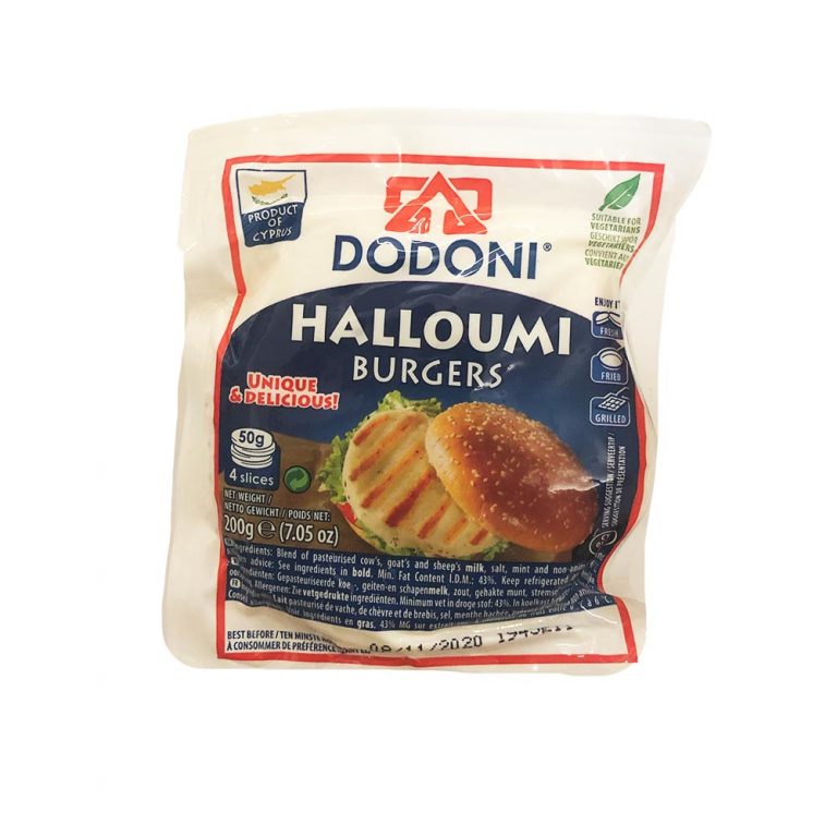 Dodoni Burgers Halloumi 200g - Biviano & Sons