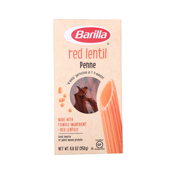Barilla Red Lentil Penne 250g - Biviano & Sons