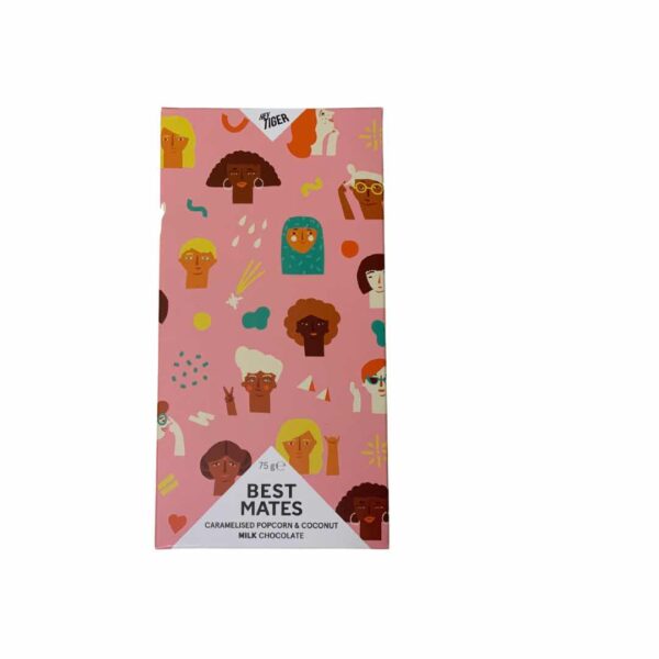 Best Mates Caramelised Popcorn & Coconut Milk Chocolate - Biviano & Sons