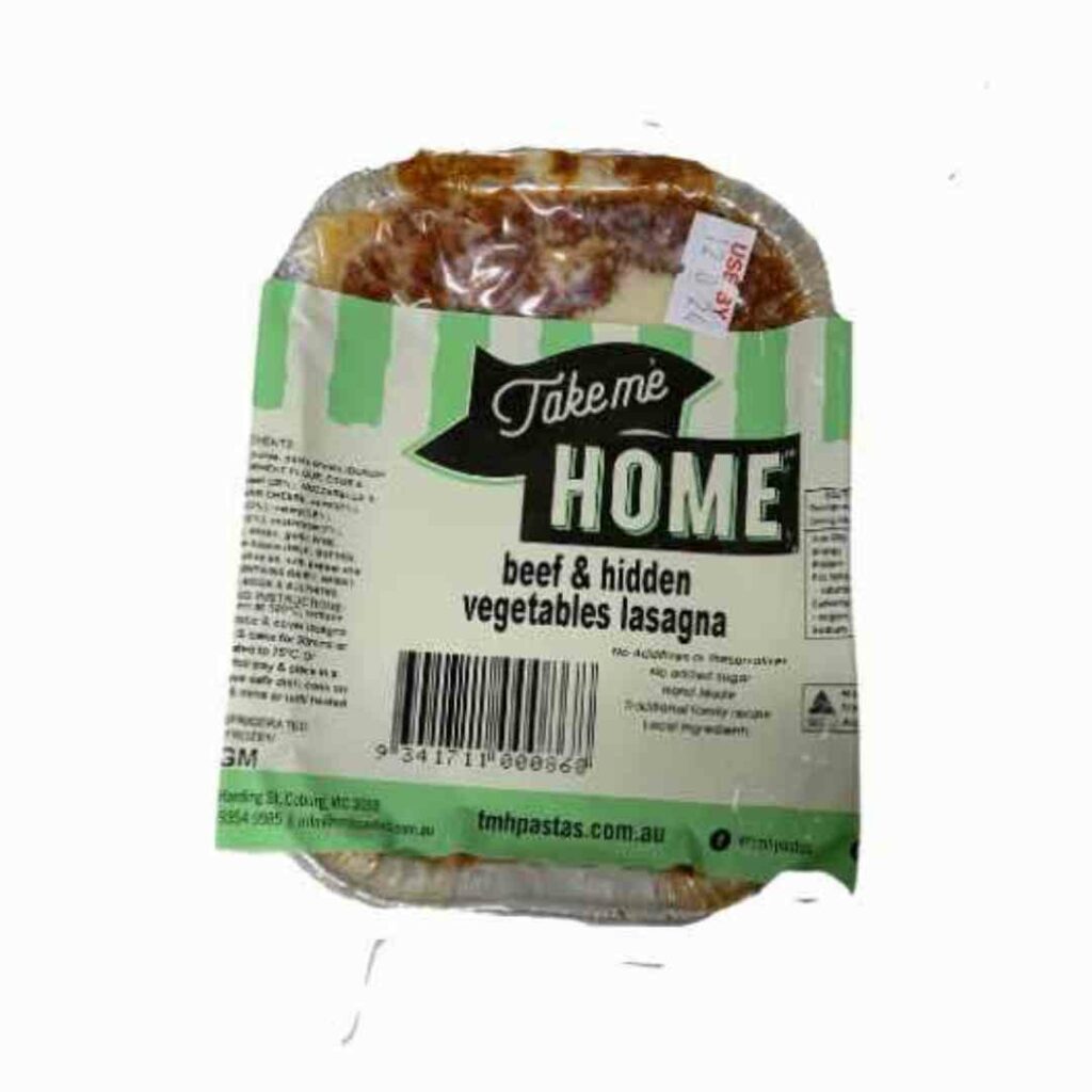 Take Me Home Beef & Hidden Vegetable Lasagna 300g - Biviano & Sons